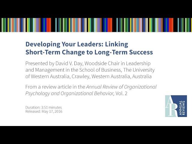 Leadership Development: An Outcome-Oriented Review Based on Time and ...